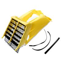 China Yellow Plastic Gas Tank Side Covers with Grill for Yamaha Banshee 350 YFZ350 for sale