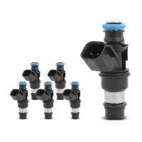 China 6x Black Fuel Injectors for Chevrolet Malibu Uplander Pontiac G6 Buick Terraza for sale