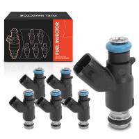 China 6x Black Fuel Injectors for Chevrolet Impala 06-11 Malibu Saturn Buick Pontiac G6 for sale