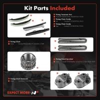 China 9x Engine Timing Chain Kit for Ford Escape 01-08 Lincoln LS Mazda Mercury 3.0L for sale