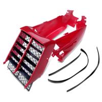 China Red Plastic Gas Tank Side Covers with Grill for Yamaha Banshee 350 YFZ350 87-06 for sale