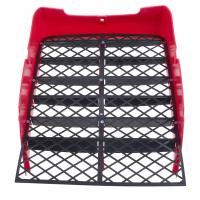 China Red Plastic Gas Tank Side Covers with Grill for Yamaha Banshee 350 YFZ350 87-06 for sale