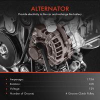 China Alternator for Ford Taurus Edge Fusion 13-20 Lincoln MKC MKZ 2.0L 2.3L 175A CW for sale