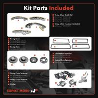 China 18x Engine Timing Chain Kit for Audi A4 05-08 A4 Quattro A6 A6 Quattro 3.2L DOHC for sale
