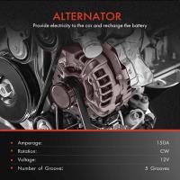 China Alternator for Chevrolet Malibu 2013-2019 Blazer ImpalA Buick Regal GMC 150A CW for sale