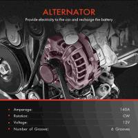 China Alternator 140A 12V CW 6-Groove for Cadillac DeVille Eldorado Seville V8 4.6L for sale