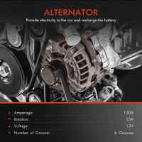China Alternator for Chevrolet Blazer 2000-2005 S10 Jimmy GMC V6 4.3L 100A/12V CW for sale
