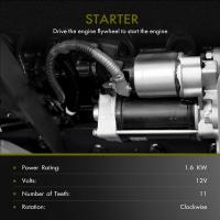 China Starter for Chevrolet Express 1500 2500 3500 GMC C3500HD 1.6KW 12V CW 11 Teeth for sale
