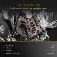 China Alternator 115A 12V CW 6-Groove for Chrysler Sebring Dodge Avenger Caliber Jeep for sale