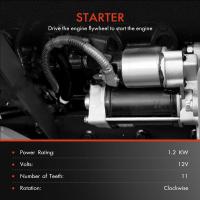 China Starter for Mazda 3 3 Sport 2012-2013 CX-5 2013 L4 2.0L 1.2KW 12V CW 11 Teeth for sale