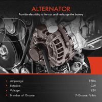 China Alternator 120A 12V CW 7-Groove Pulley for Land Rover Range Rover Discovery for sale