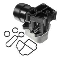 China Engine Oil Filter Housing with Cooler Assembly for Audi A4 VW Skoda for sale