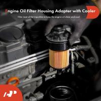 China Engine Oil Filter Assembly with 2 Sensors for Chrysler Dodge Jeep Ram 3.6L for sale