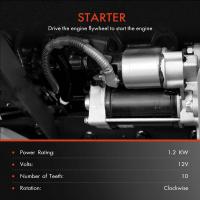 China Starter for Dodge Ram 1500 2500 3500 Pickup Ram 4000 1.7KW 12V CW 10 Teeth for sale