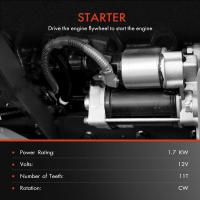 China Starter Motor 1.7KW 12V CW 11 Teeth for Nissan Quest 2004-2009 Altima Maxima for sale