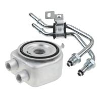 China Engine Oil Cooler with Pipe for Chevrolet Malibu Camaro Cadillac ATS Buick 2.0L for sale