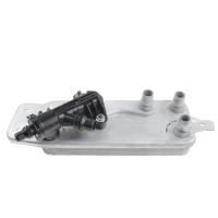 China Oil Cooler Heat Exchanger with Thermostat for BMW F01 F02 F10 535i 640i 740i for sale