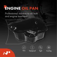 China Lower Engine Oil Pan with Drain Plug for Chevrolet Silverado 2500 HD 11-16 9.5L for sale