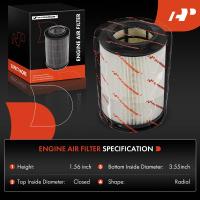 China 2x Engine Air Filter for Chevrolet Colorado GMC Canyon Hummer H3 Isuzu i-280 for sale