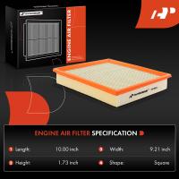 China Engine Air Filter with Flexible Panel for Ford Mustang 2005-2010 V6 4.0L V8 4.6L for sale