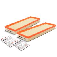 China 2x Engine Air Filter with Flexible Panel for Fiat 500 2012-2017 L4 1.4L for sale