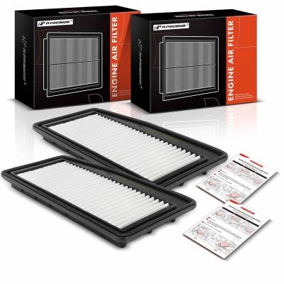 China 2x Engine Air Filter with Rigid Panel for Chevrolet Spark 2012-2015 L4 1.2L for sale