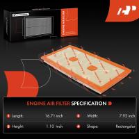 China Engine Air Filter for Mercedes-Benz C300 C350 E300 E350 E400 GLE350 GLK350 R350 for sale