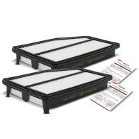 China 2x Engine Air Filter with Rigid Panel for Honda CR-V 2015-2016 L4 2.4L for sale