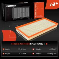 China 2x Engine Air Filter for Chevrolet Blazer Express 1500 GMC Yukon Pontiac Firebird for sale