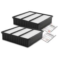 China 2x Engine Air Filter for Mitsubishi Mirage 1997-2002 Outlander 2003-2006 Lancer for sale
