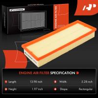 China 2x Engine Air Filter for Mercedes-Benz C230 2006-2007 C240 C250 C280 C300 C320 for sale