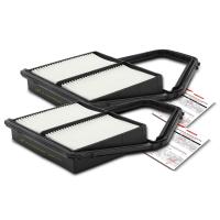 China 2x Engine Air Filter with Rigid Panel for Honda Civic Acura EL 2001-2005 L4 1.7L for sale