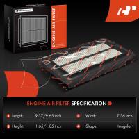 China 2x Engine Air Filter for Acura ILX 2013-2015 Honda Civic 2015-2015 1.8L 2.0L for sale
