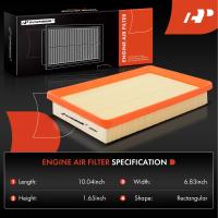 China 2x Engine Air Filter for Kia Spectra Spectra5 Hyundai Elantra 2001-2006 Tiburon for sale
