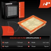 China 2x Engine Air Filter for INFINITI G25 G35 EX37 Q40 QX50 Q60 Nissan 350Z 370Z for sale