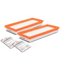 China 2x Engine Air Filter with Flexible Panel for Smart Fortwo 2008-2015 L3 1.3L for sale