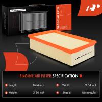 China 2x Engine Air Filter for Volkswagen Jetta 2019-2022 Golf Tiguan Audi A3 Q3 S3 for sale