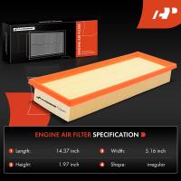 China 2x Engine Air Filter for Mini Cooper 2007-2015 Countryman Paceman L4 1.6L for sale