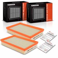 China 2x Engine Air Filter with Flexible Panel for Chrysler PT Cruiser 2006-2010 2.4L for sale