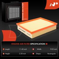 China Engine Air Filter with Flexible Panel for Dodge Nitro 07-11 Jeep Liberty 08-12 for sale
