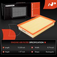 China 2x Engine Air Filter for Audi A3 TT Quattro Volkswagen Jetta Passat CC Eos R32 for sale