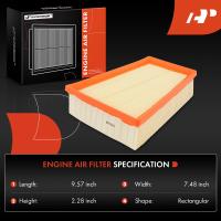 China Engine Air Filter with Flexible Panel for Nissan Sentra 2007-2012 L4 2.0L for sale