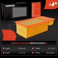 China 2x Engine Air Filter for Ford F-250 F-350 F-450 F-550 Super Duty 11-16 F650 F750 for sale