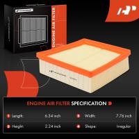 China Engine Air Filter with Flexible Panel for Ford Fiesta 2011-2019 1.0L 1.6L for sale