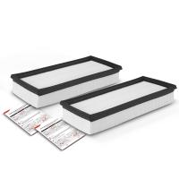 China 2x Engine Air Filter for Mercedes-Benz W205 C63 AMG 16-21 W463 G550 X253 V167 for sale