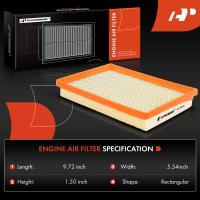 China 2x Engine Air Filter with Flexible Panel for Hyundai Accent 2000-2005 for sale