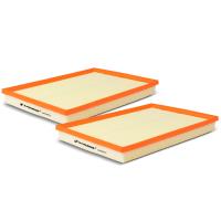 China 2x Engine Air Filter for BMW E70 X5 2007-2010 L6 3.0L Flexible Panel for sale