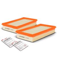 China 2x Engine Air Filter with Flexible Panel for Ford Focus 2000-2004 L4 2.0L 2.3L for sale