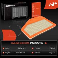 China 2x Engine Air Filter for Buick Envision 21-22 Cadillac XT4 Chevrolet Malibu 2.0L for sale