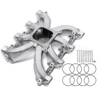 China Single Plane Mid-Rise Upper Intake Manifold for GM LS1 LS2 LS6 V8 350 2500-7000 for sale